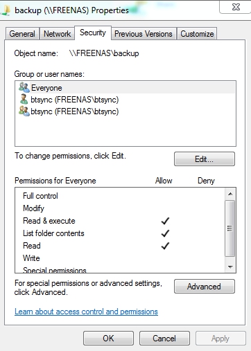 Advanced Resilio Sync Setup for FreeNAS (legacy) - Basil's Tech Diary