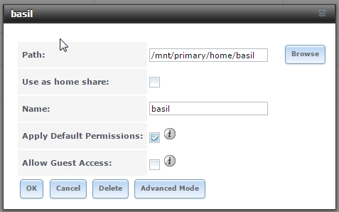 Enable the Recycle Bin on FreeNAS Personal Shares - Basil's Tech Diary
