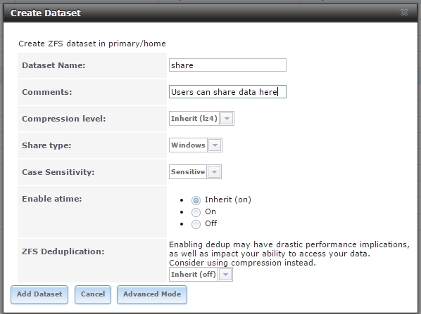 Creating A Common Read Write Share In Freenas Basils Tech Diary