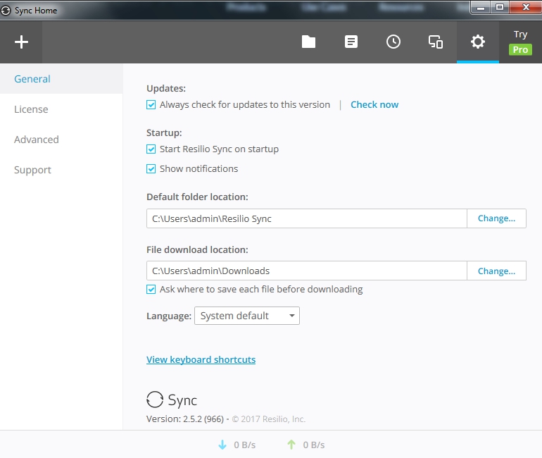 Resilio Sync Setup for Windows 7+ Clients (legacy) - Basil's Tech Diary