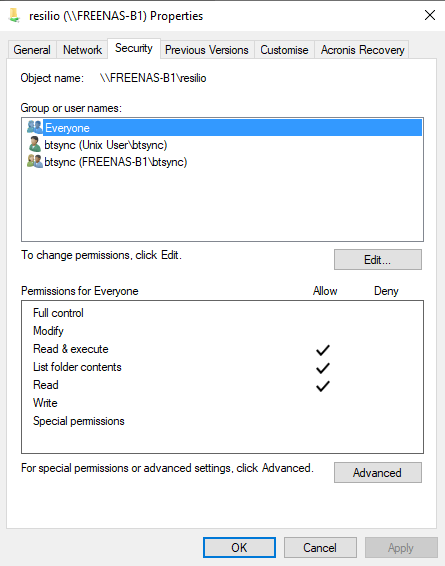Resilio Sync Setup for FreeNAS (revised) - Basil's Tech Diary
