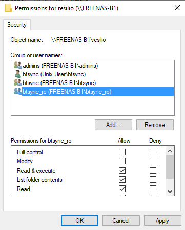 Resilio Sync Setup for FreeNAS (revised) - Basil's Tech Diary