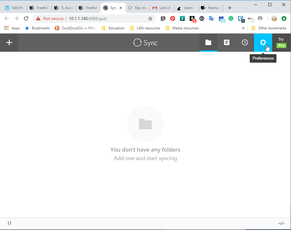 Resilio Sync Setup For Freenas Revised Basils Tech Diary 7885