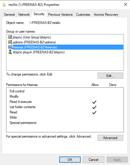 Advanced Resilio Sync Setup For Freenas Revised Basils Tech Diary 2930